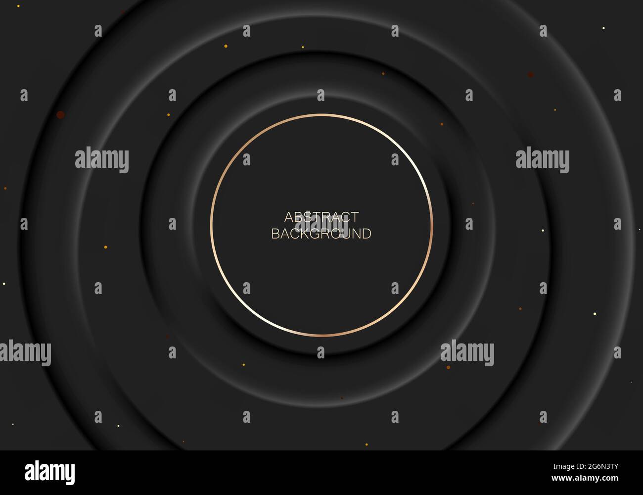 Abstract background illustration in black neomorphism style. Minimal ...