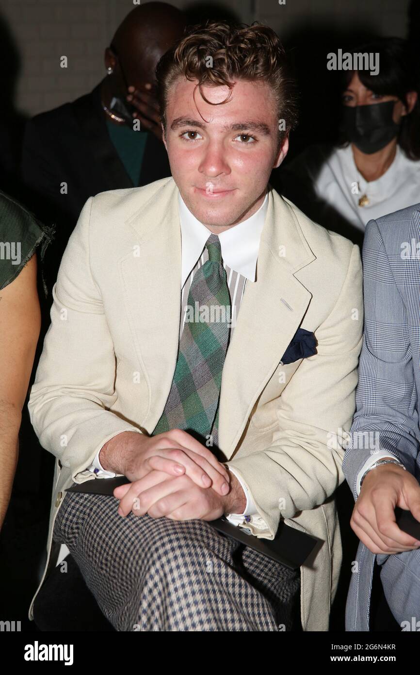 Paris, France. 7th July 2021. Rocco John Ritchie during the Jean-Paul ...