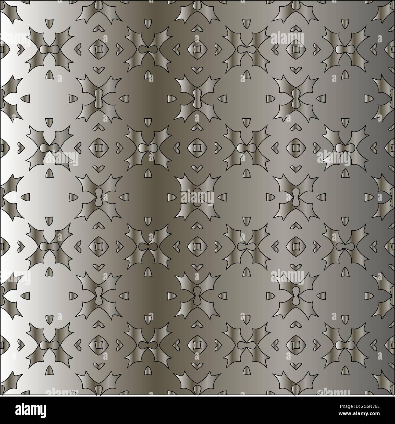 Silver metallic gradient with repeat Pattern . Abstract metallic ...