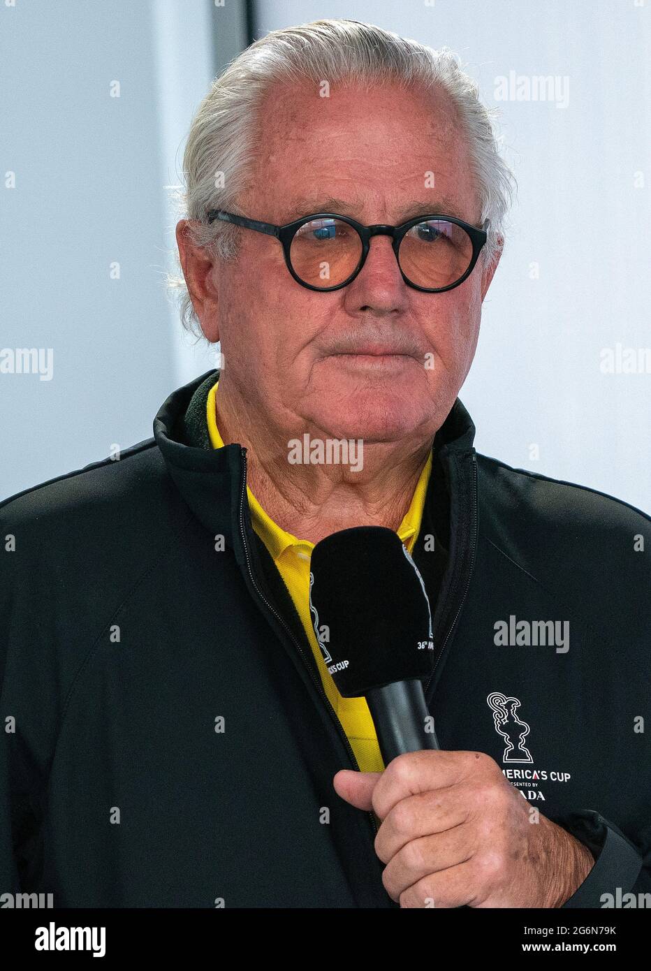 Bruno Troublé, French sailor and media center chief of the 36th America ...