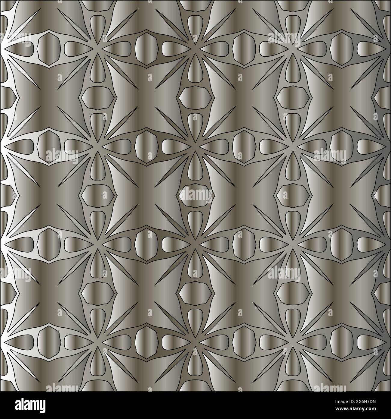 Silver metallic gradient with repeat Pattern . Abstract metallic ...