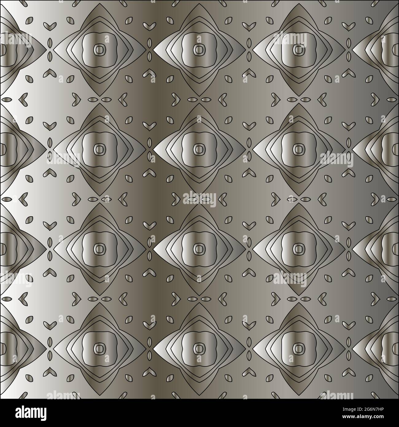 Silver metallic gradient with repeat Pattern . Abstract metallic background Stock Vector Image ...