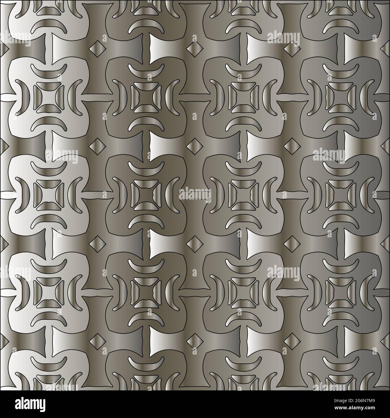Silver metallic gradient with repeat Pattern . Abstract metallic ...
