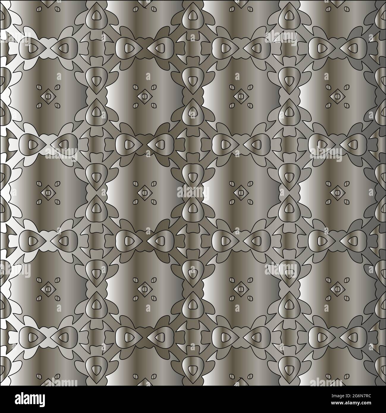 Silver metallic gradient with repeat Pattern . Abstract metallic ...