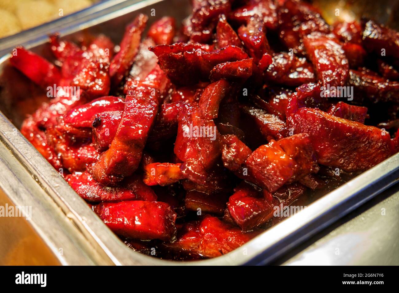 Chinese food buffet self service lunch or dinner Stock Photo - Alamy