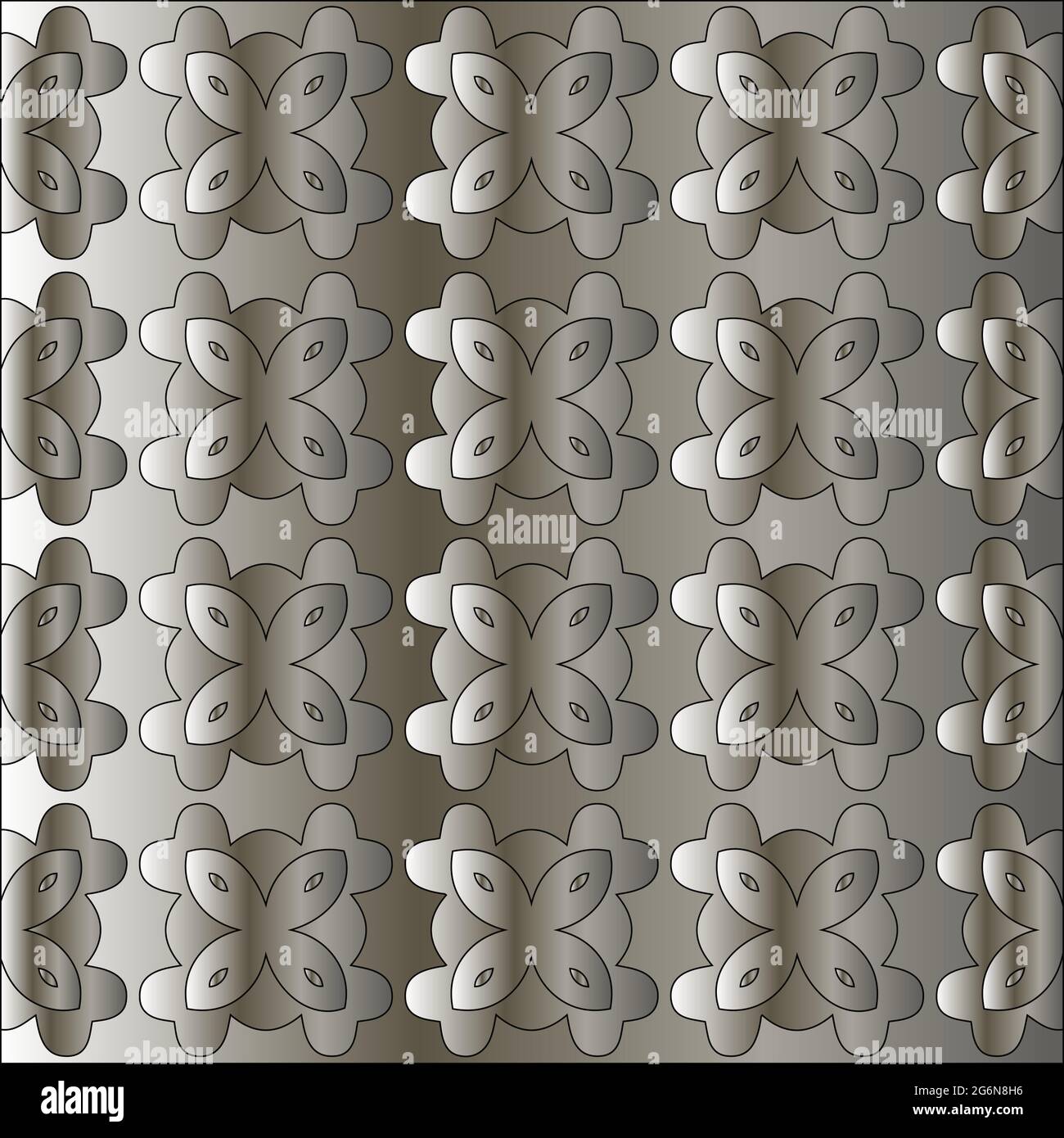 Silver metallic gradient with repeat Pattern . Abstract metallic ...