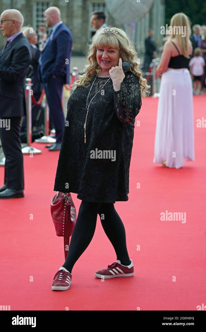 Comedian Janey Godley arrives for the Pride of Scotland awards at ...