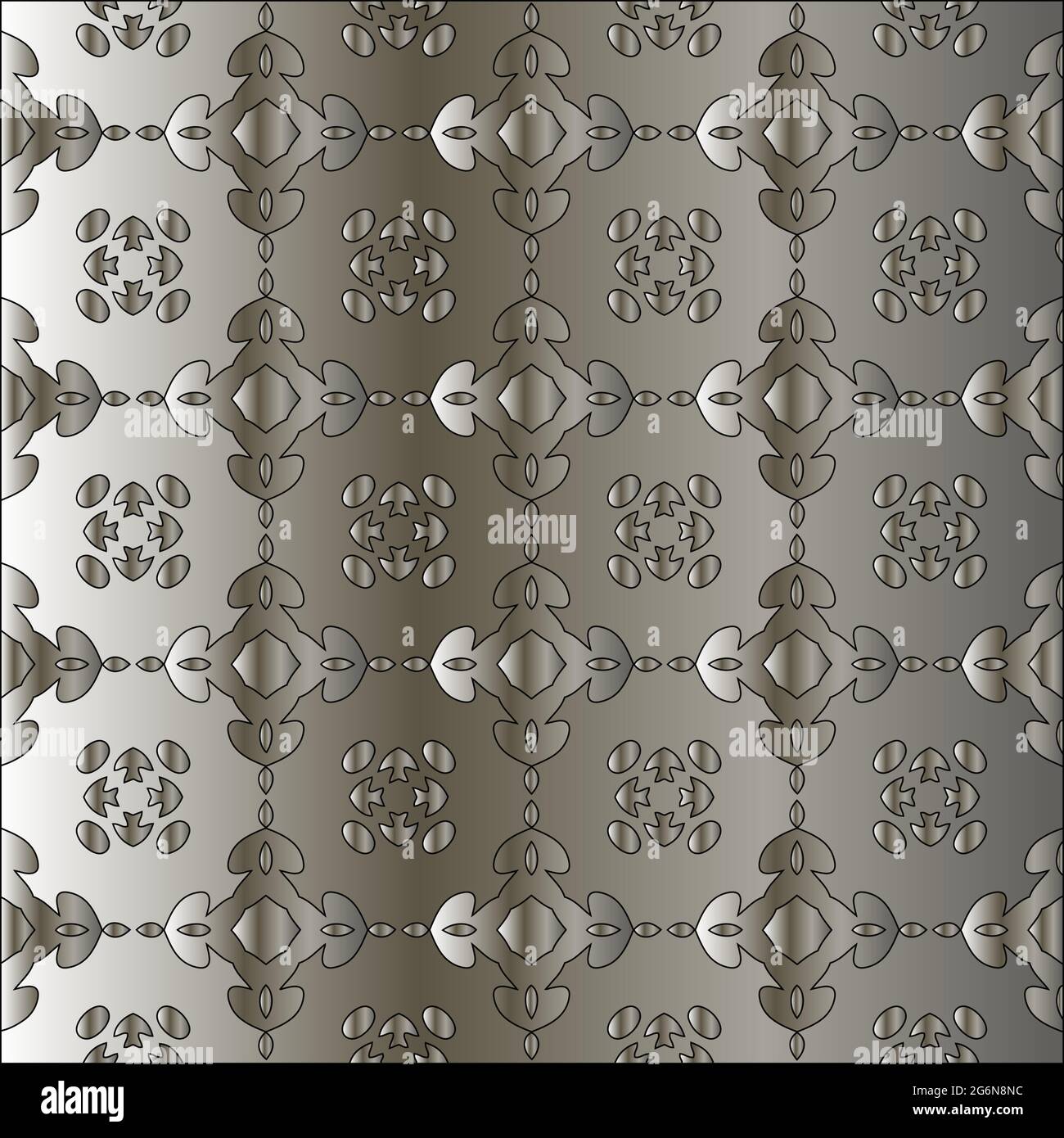 Silver metallic gradient with repeat Pattern . Abstract metallic ...