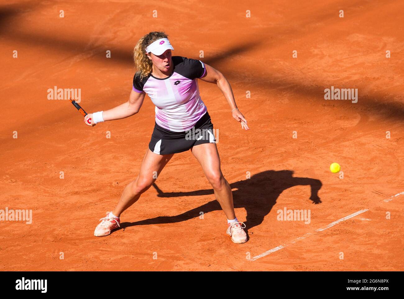 Hamburg, Germany. 07th July, 2021. Tennis: WTA Tour, Singles, Women, 1st Round: Friedsam ...