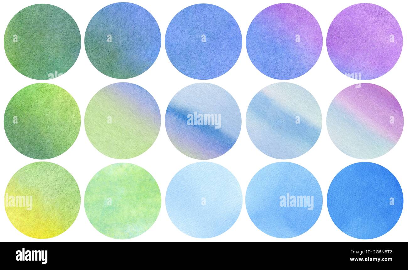 Colorful dots in yellow green Cut Out Stock Images & Pictures - Alamy