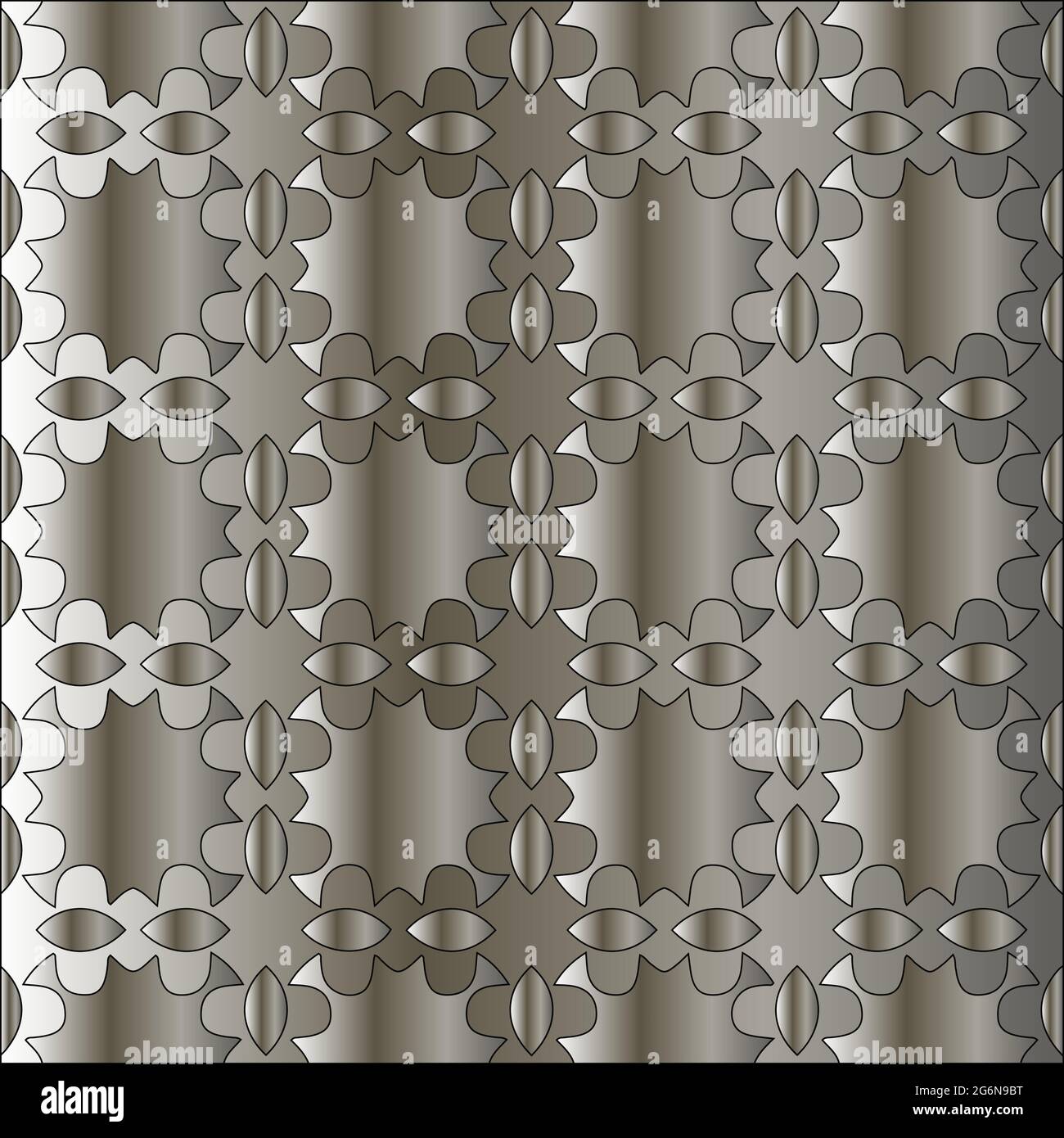Silver metallic gradient with repeat Pattern . Abstract metallic ...