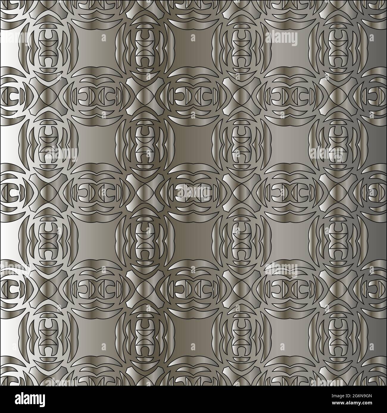 Silver metallic gradient with repeat Pattern . Abstract metallic ...