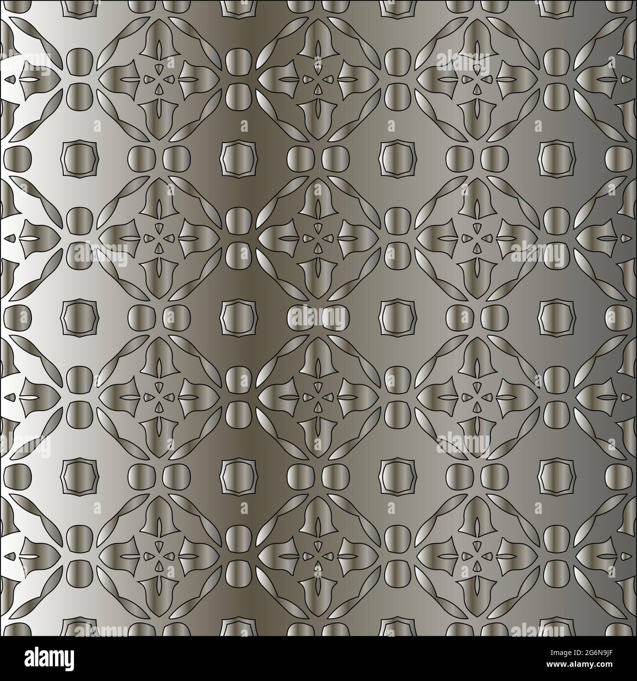 Silver metallic gradient with repeat Pattern . Abstract metallic ...