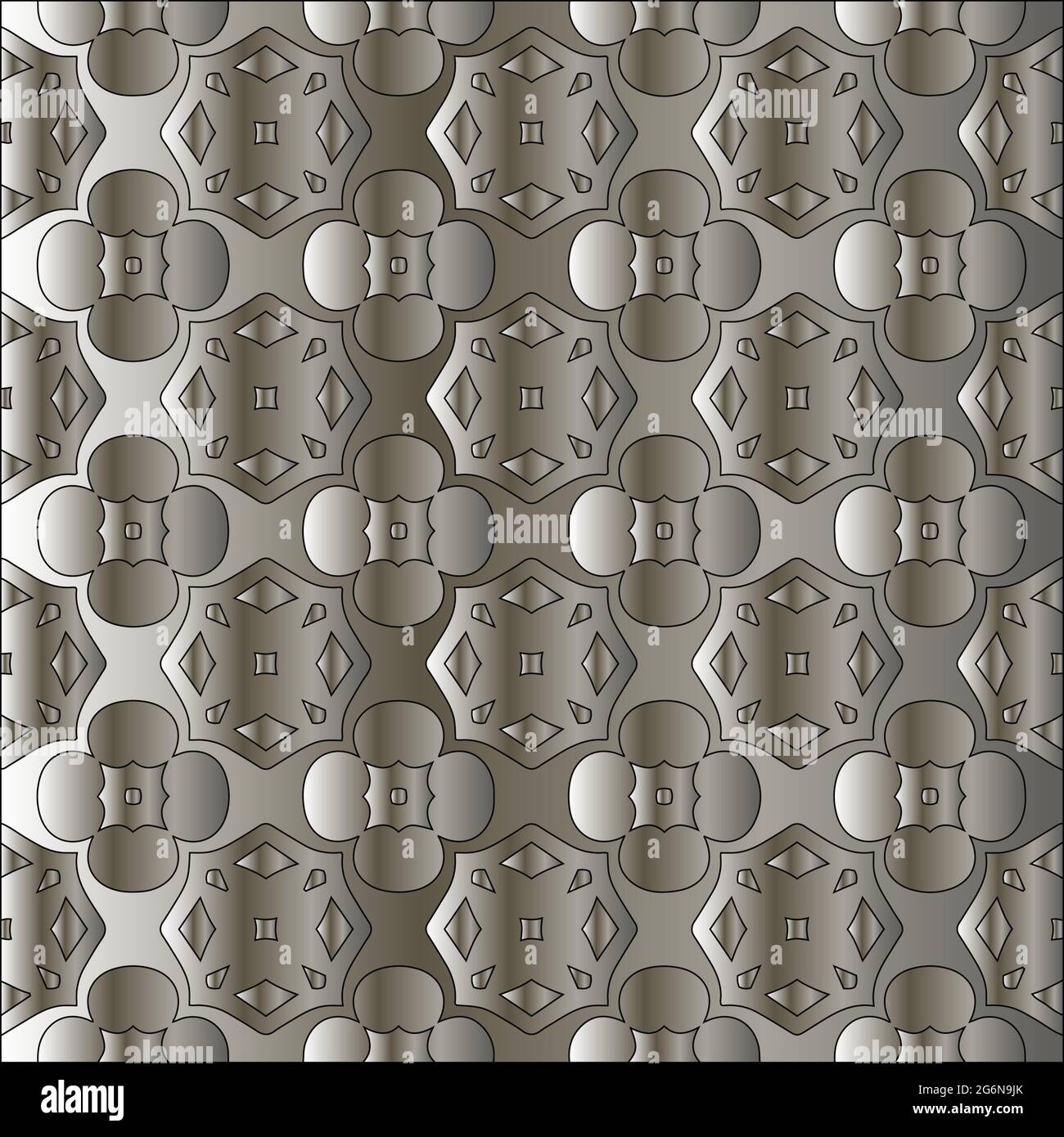 Silver metallic gradient with repeat Pattern . Abstract metallic ...