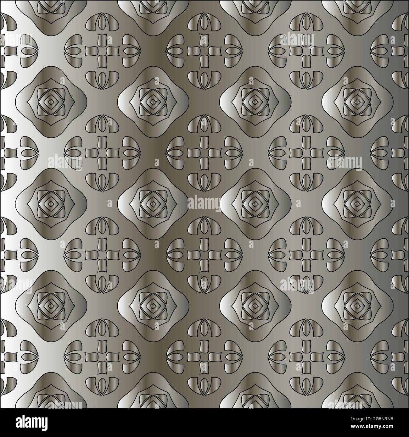 Silver metallic gradient with repeat Pattern . Abstract metallic ...