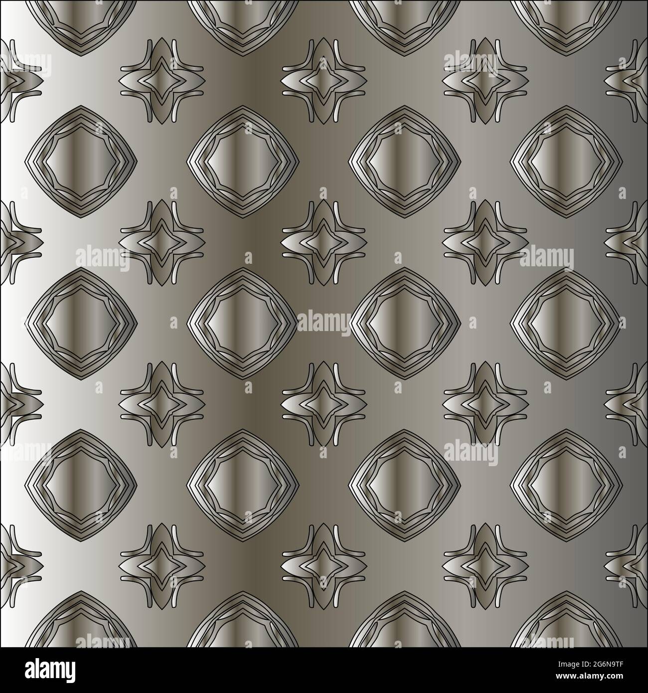 Silver metallic gradient with repeat Pattern . Abstract metallic ...