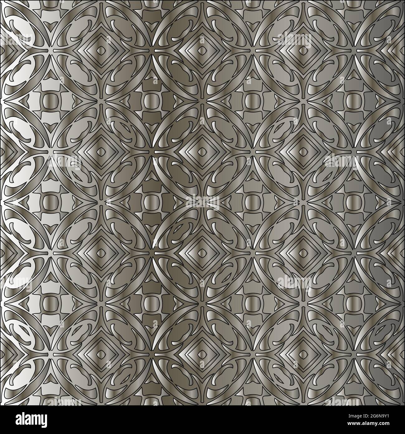 Silver metallic gradient with repeat Pattern . Abstract metallic ...