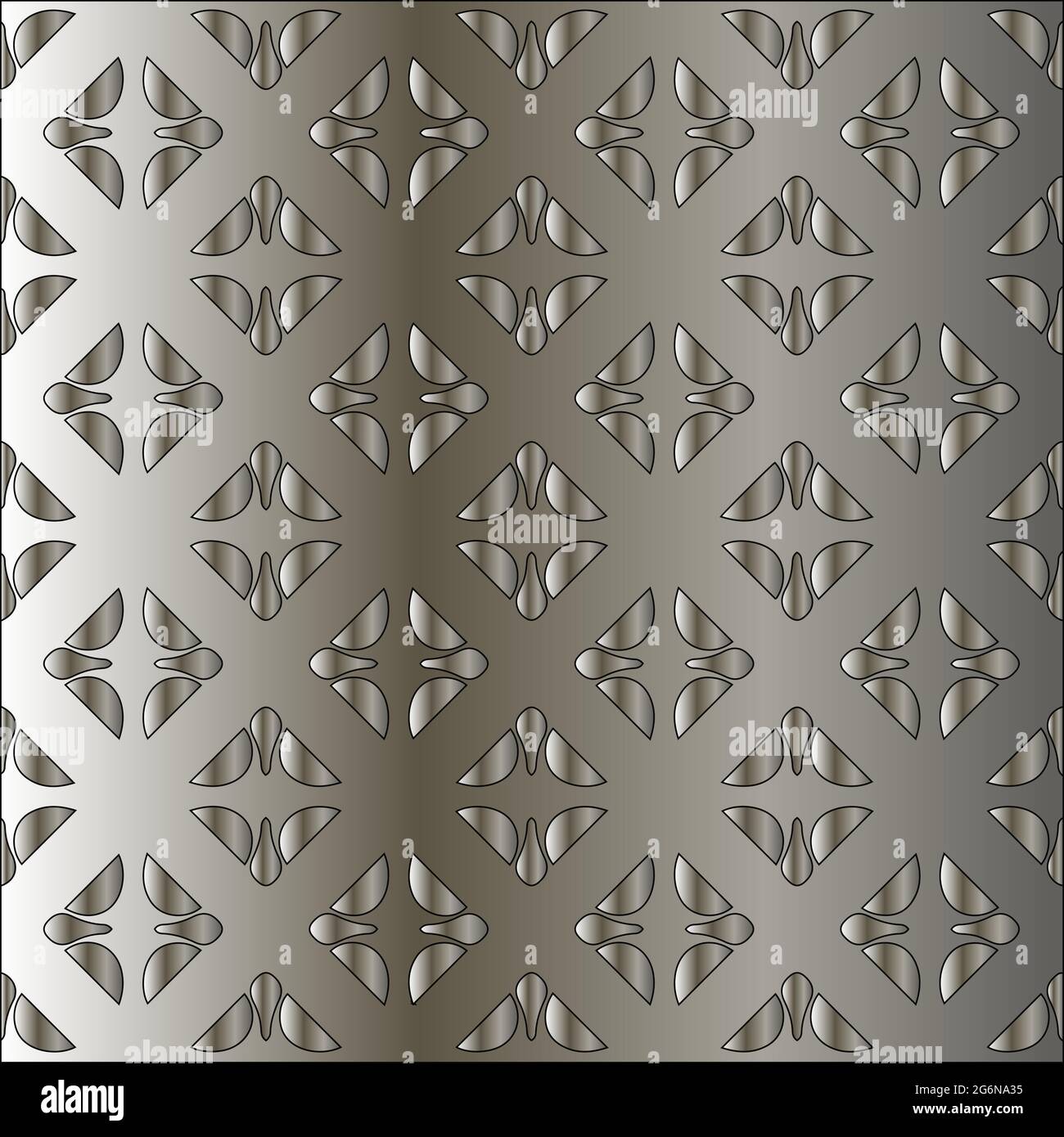 Silver metallic gradient with repeat Pattern . Abstract metallic ...