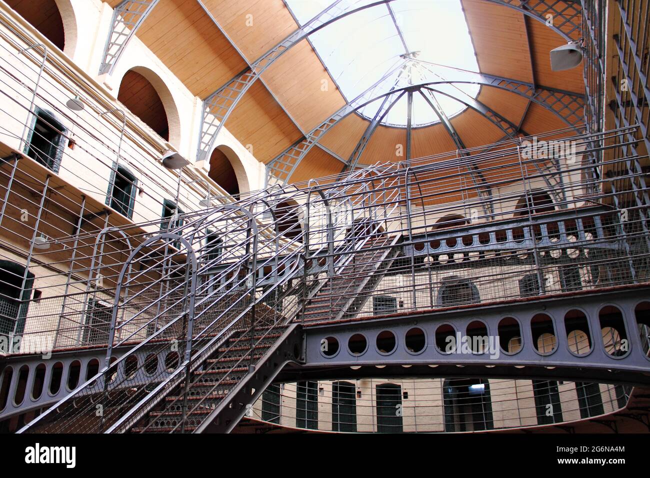 A view of the historic Kilmainham jail in Dublin, Ireland Stock Photo ...