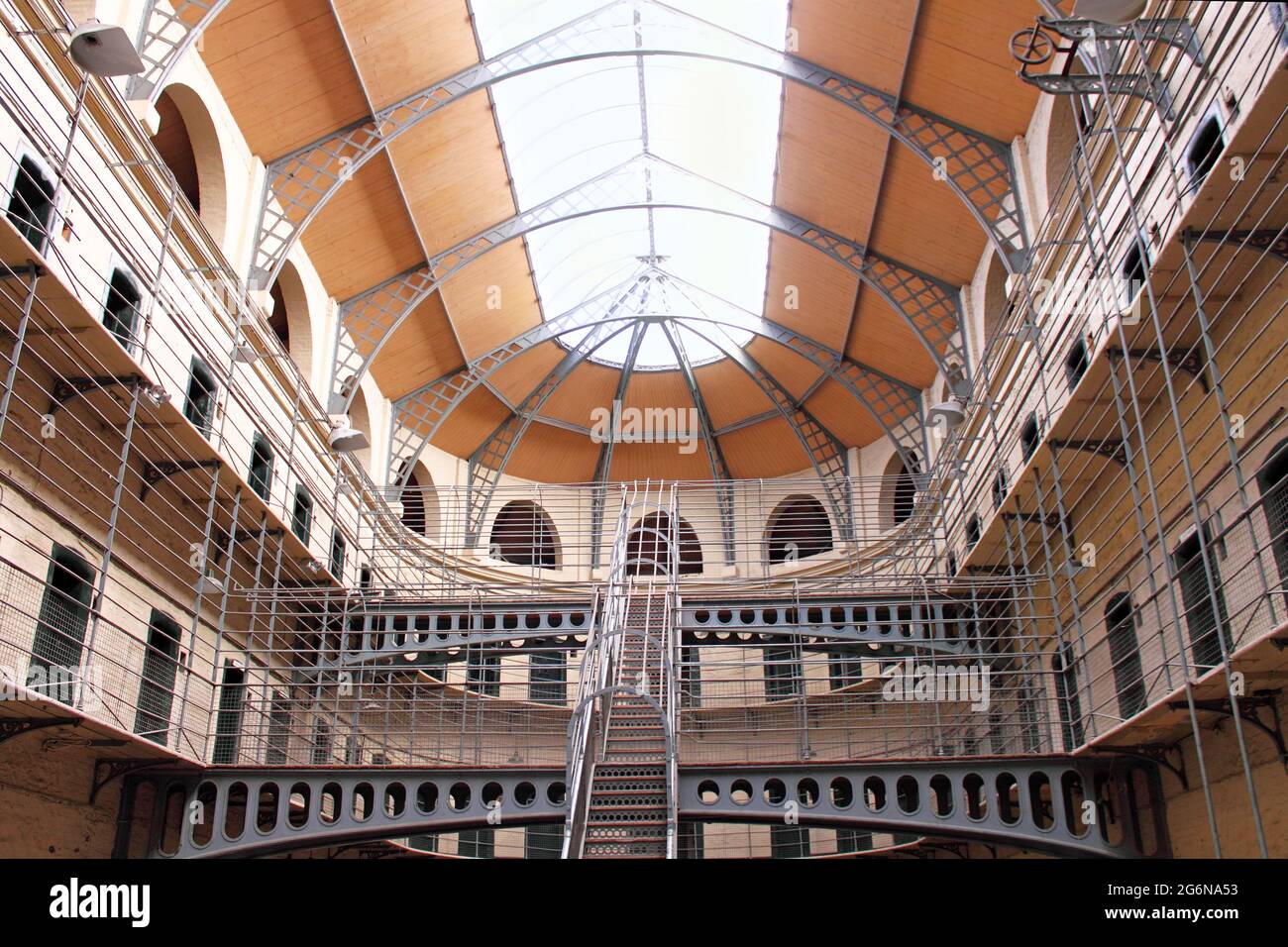 A view of the historic Kilmainham jail in Dublin, Ireland Stock Photo ...