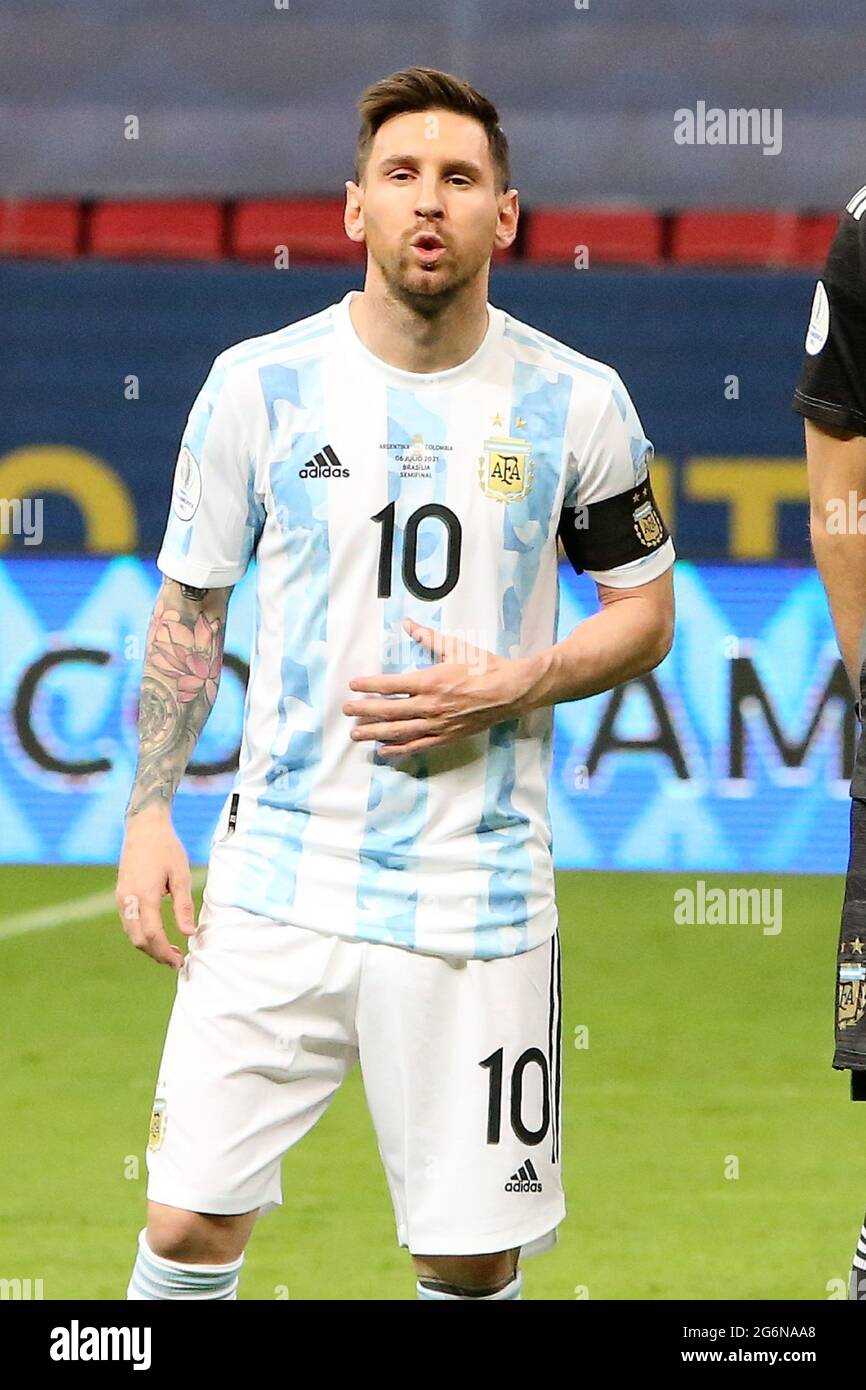 Lionel Messi of Argentina during the Copa America 2021, semi-final ...