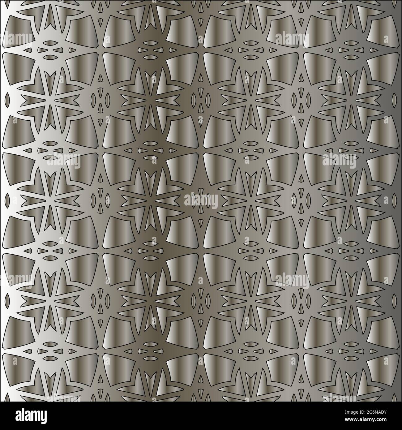 Silver metallic gradient with repeat Pattern . Abstract metallic ...