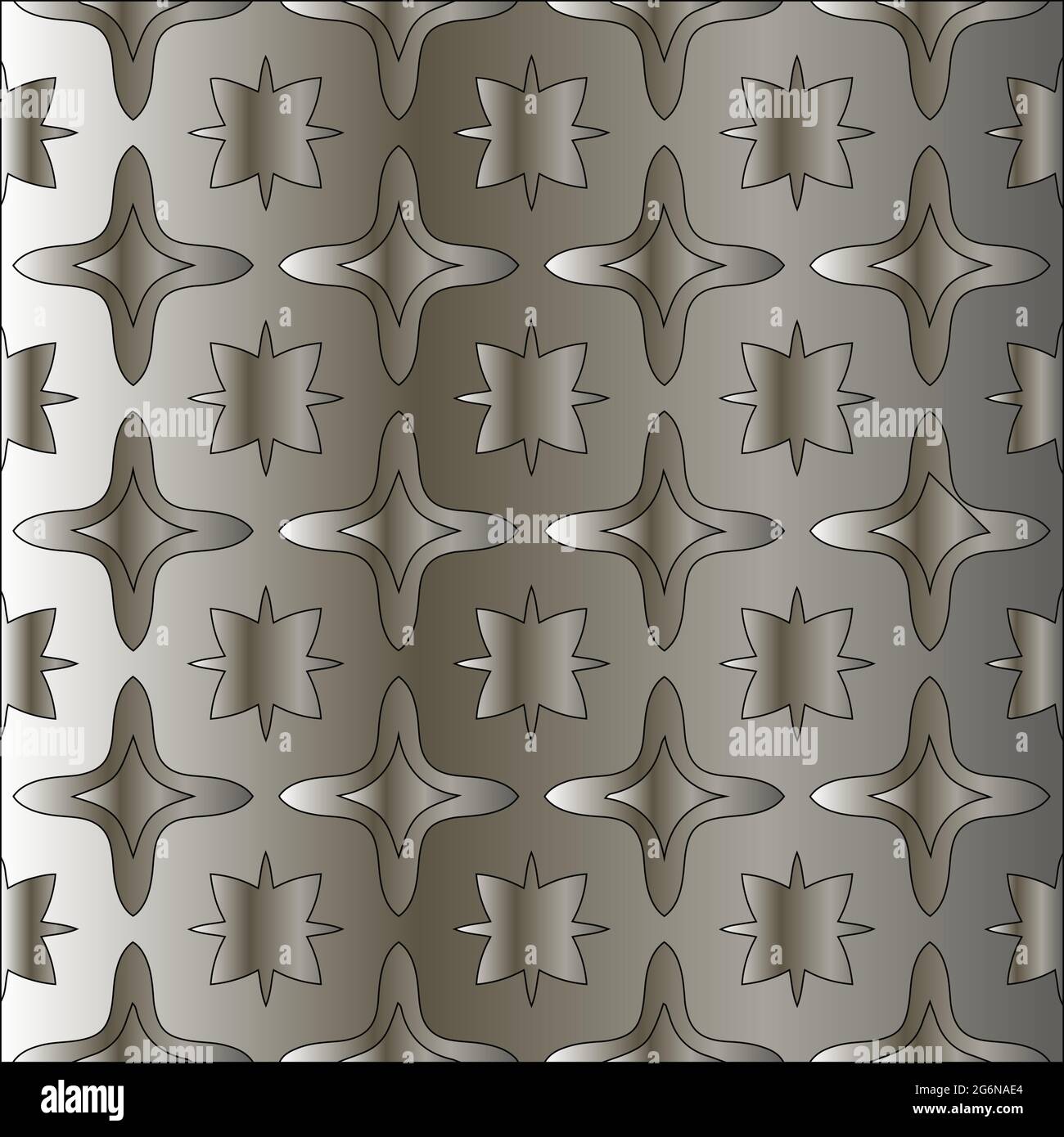 Silver metallic gradient with repeat Pattern . Abstract metallic ...