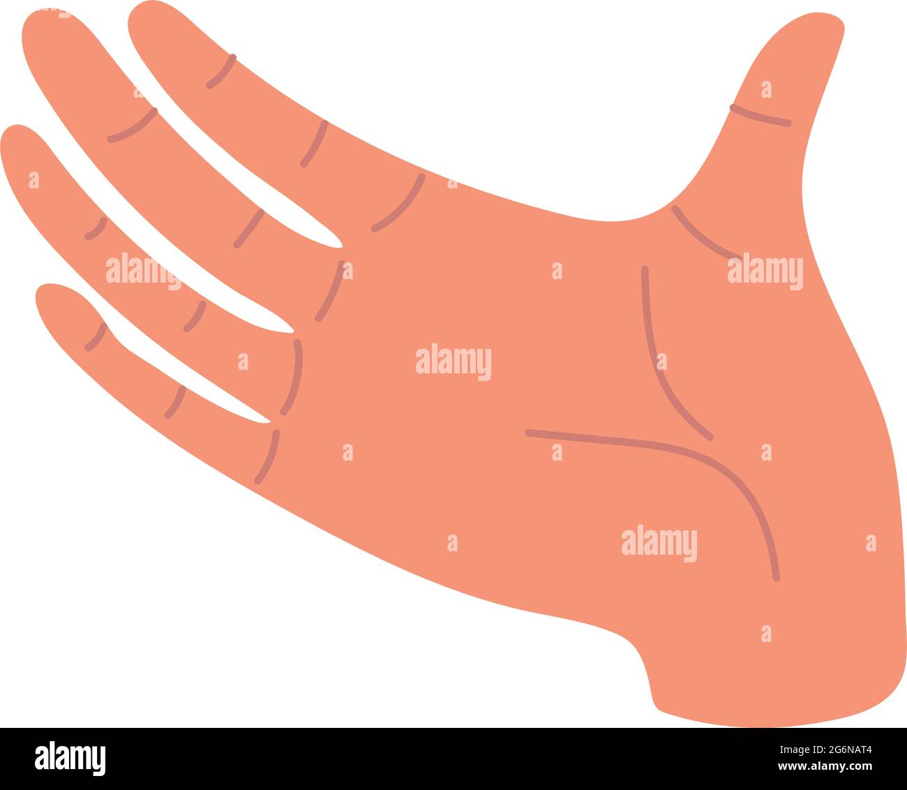 hand open the palm Stock Vector Image & Art - Alamy