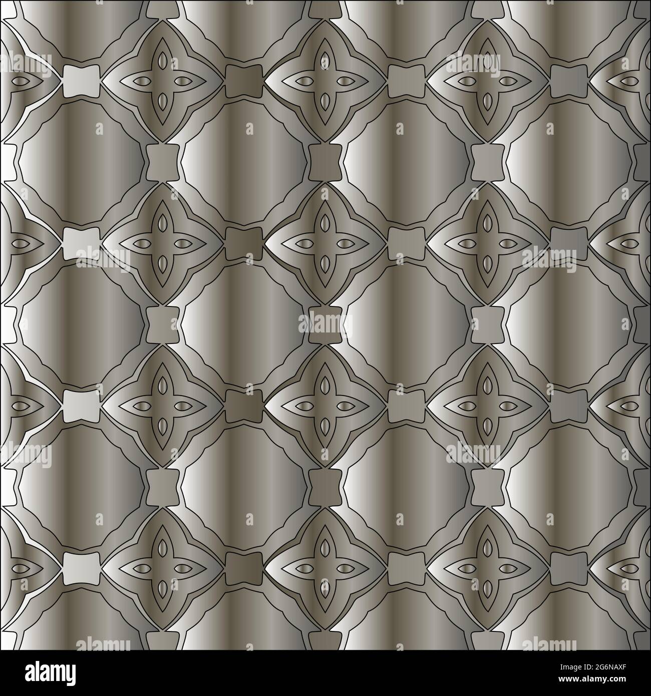 Silver metallic gradient with repeat Pattern . Abstract metallic ...