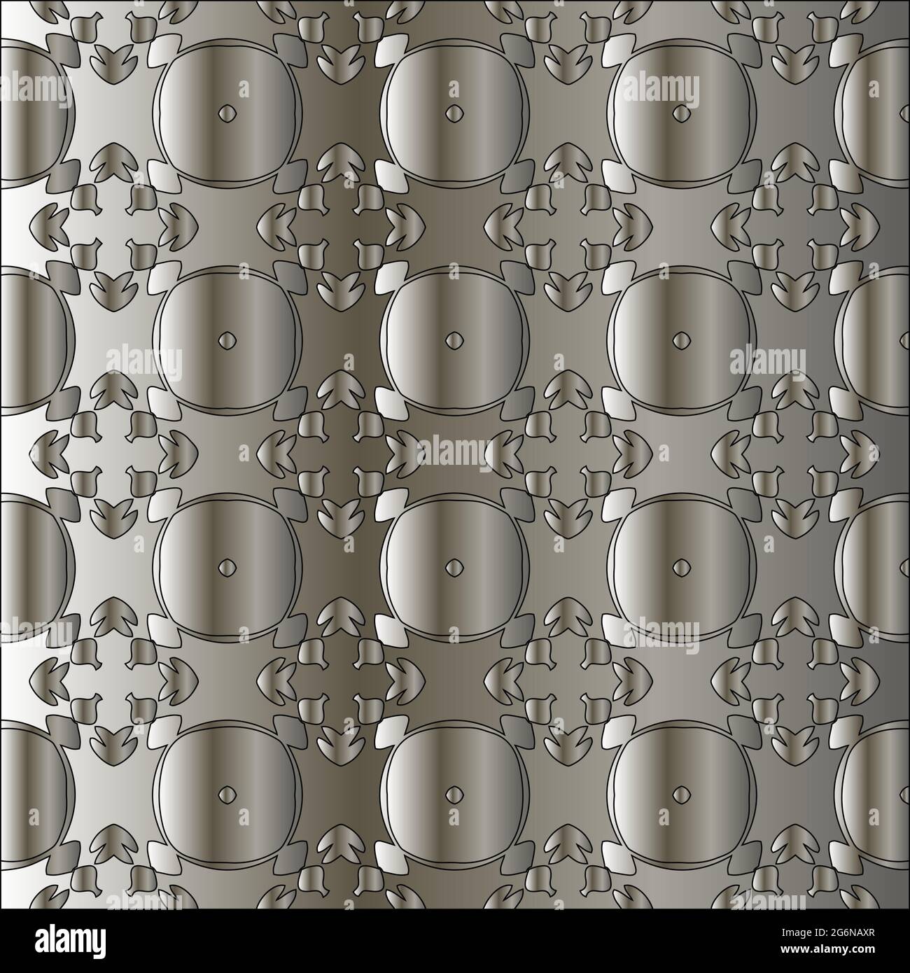 Silver metallic gradient with repeat Pattern . Abstract metallic ...