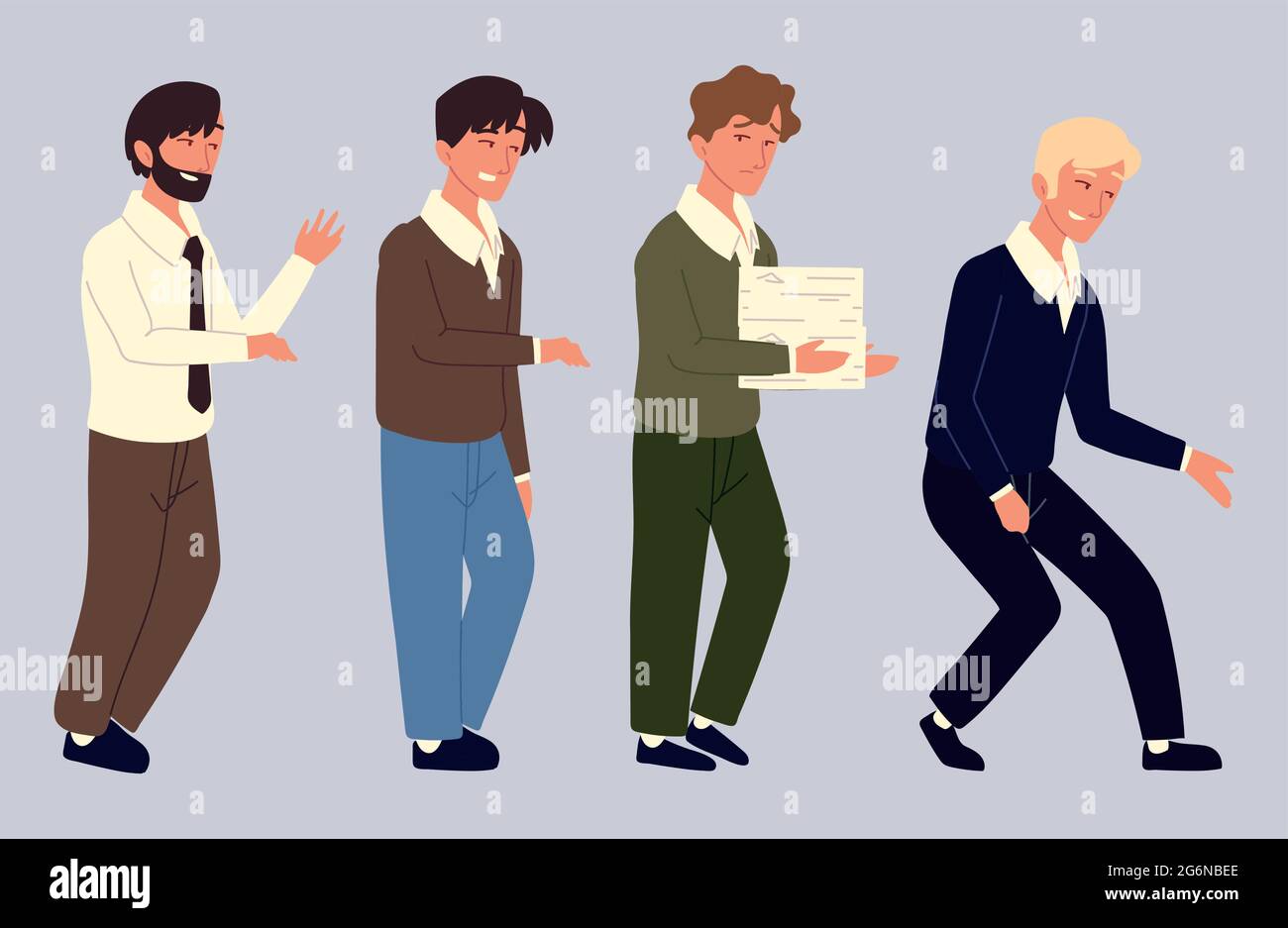 office men employees Stock Vector Image & Art - Alamy