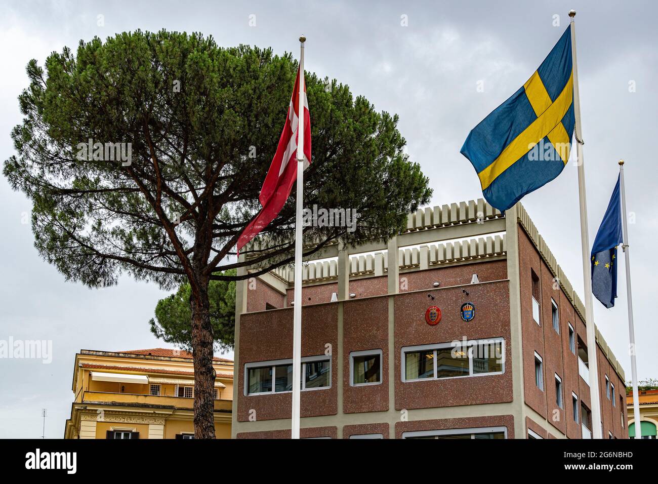 Embassy rome hi-res stock photography and images - Alamy