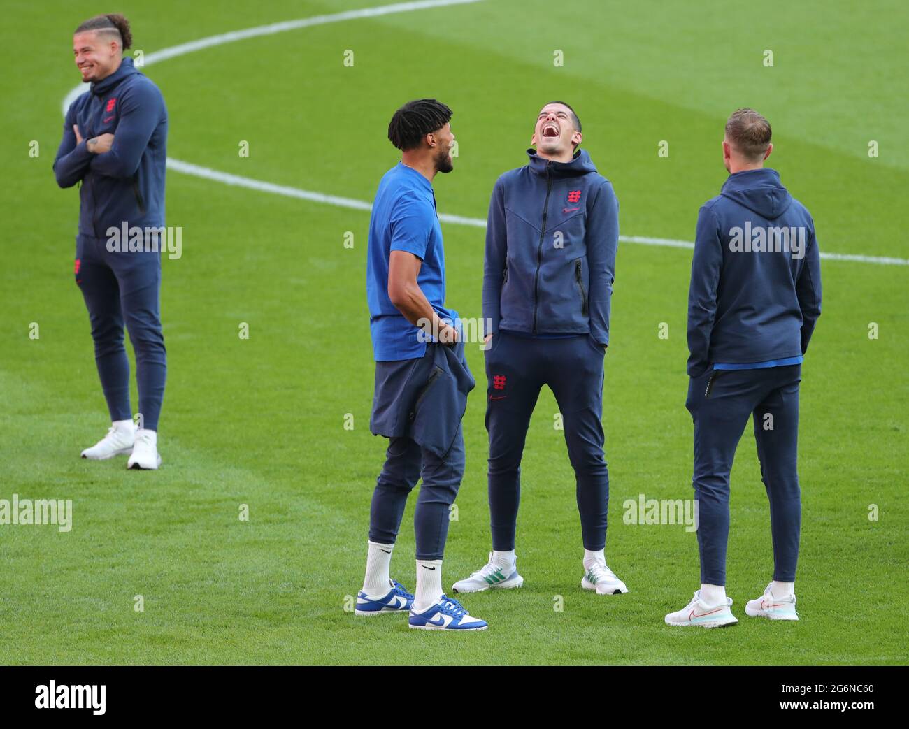 KALVIN PHILLIPS, TYRONE MINGS, CONOR COADY, DEAN HENDERSON BEFORE GAME ...