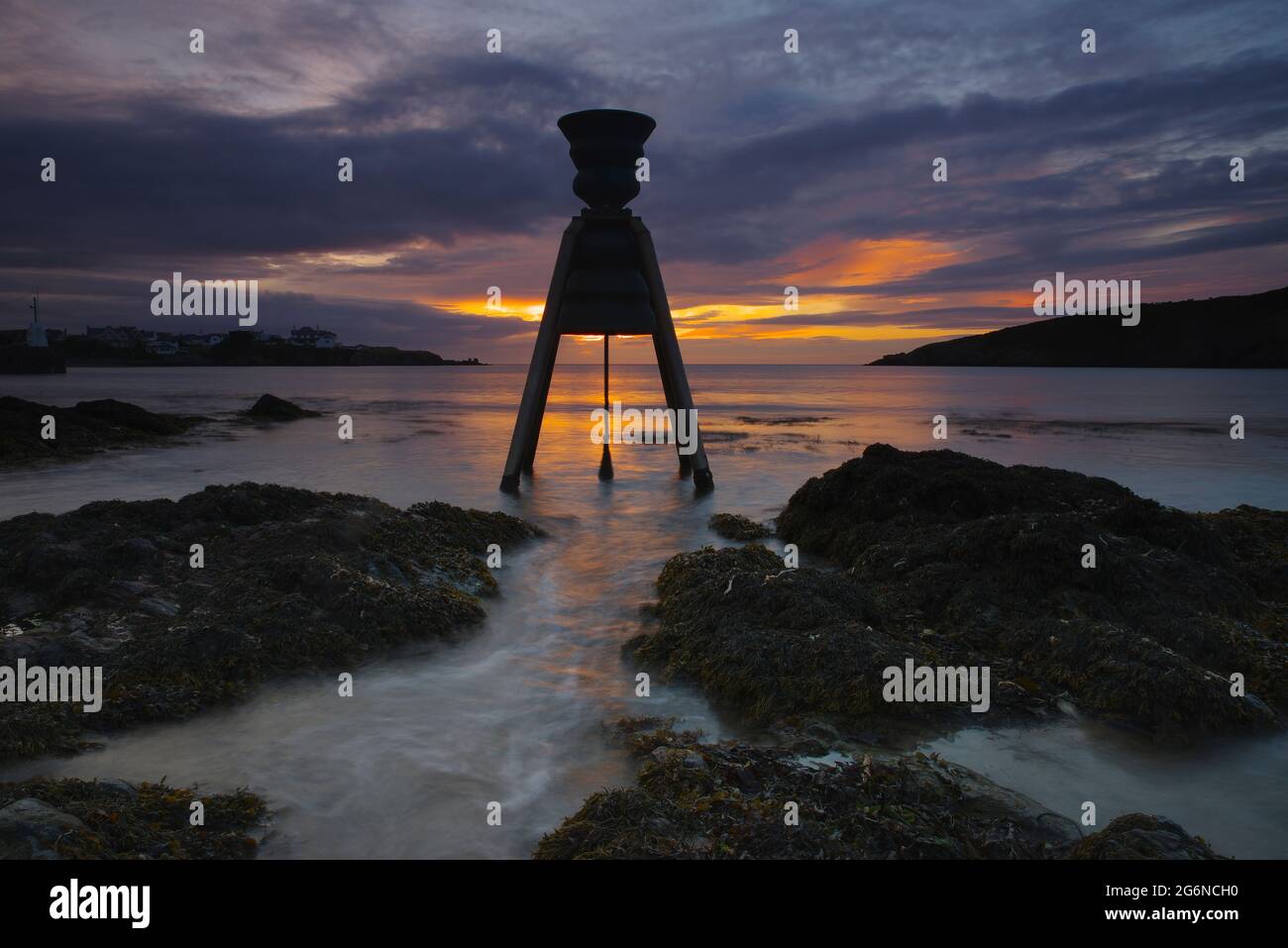 Cemaes Bay Harbour Stock Photo - Alamy