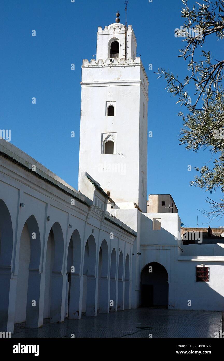 Mosque place of prayer for Muslims in Morocco Stock Photo - Alamy
