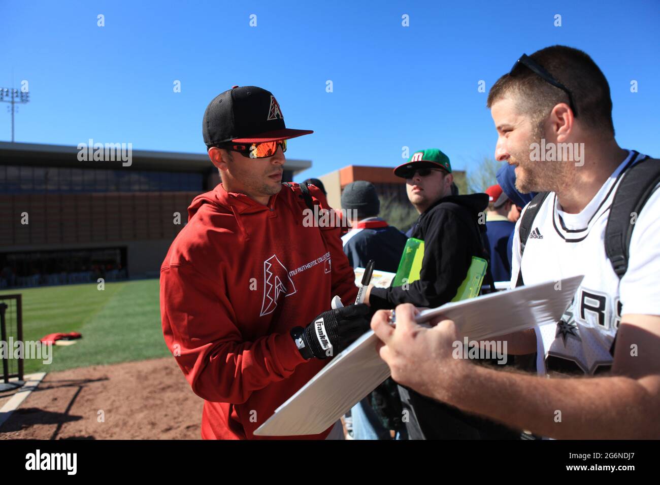 Arizona during the Spring Trainig 2013 in Sports Complex Salt River ...