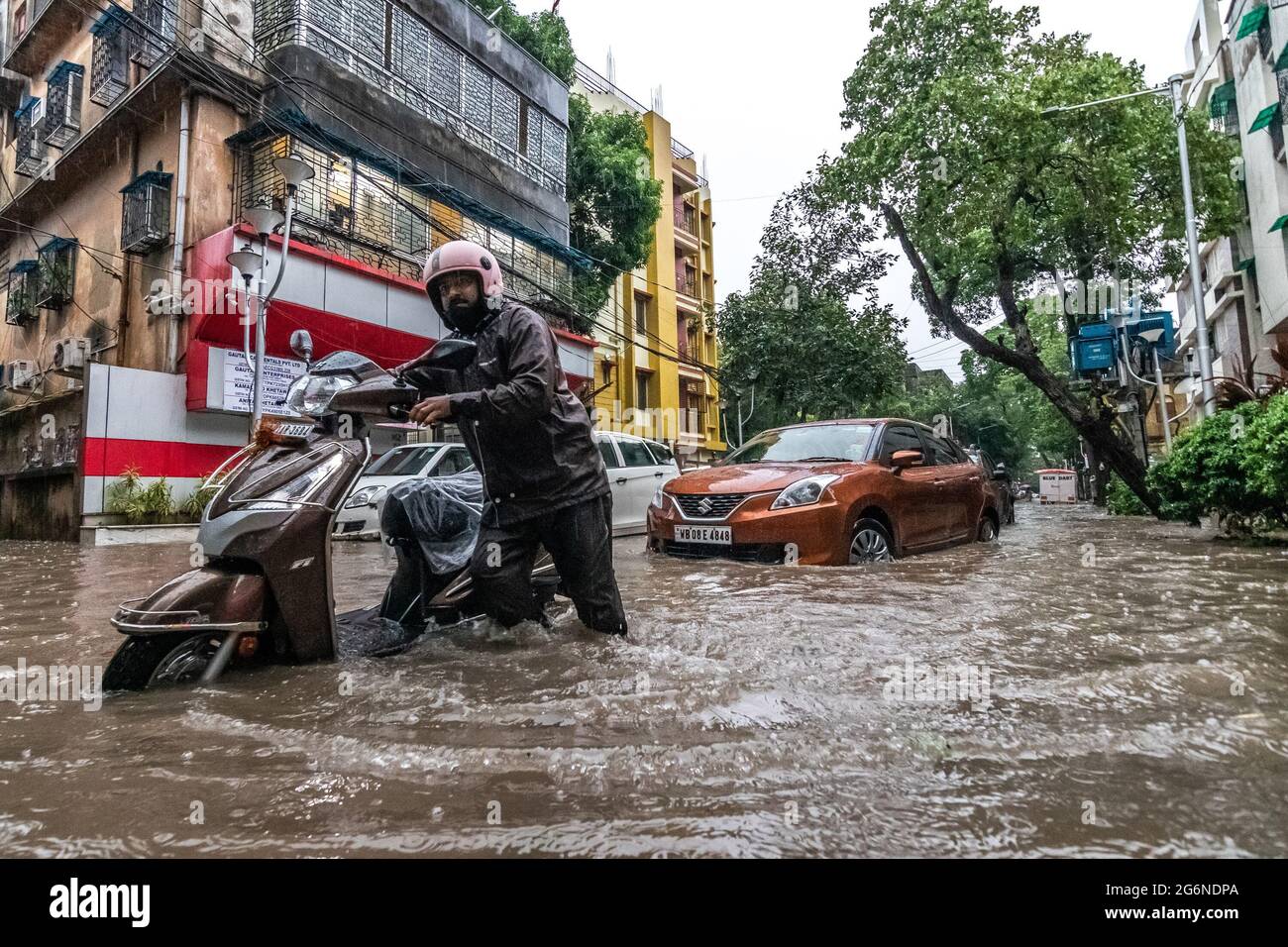 Kolkata, West Bengal, India. 7th July, 2021. Taken shots of a few of ...