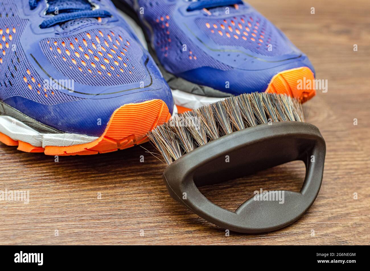 Cleaning dirty sneakers after training. Wash dirty sneakers. Wash your ...