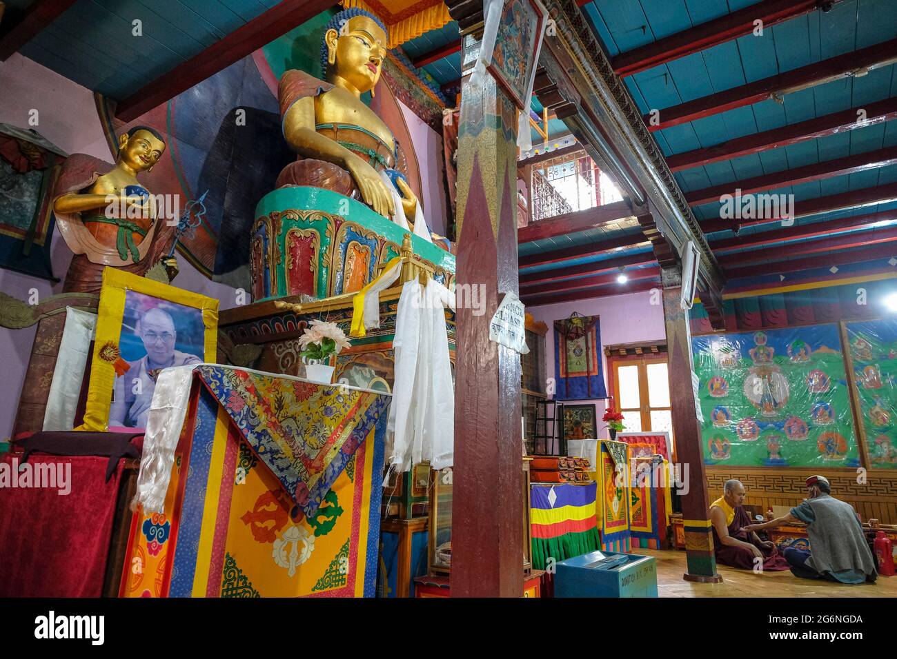 Manali, India - June 2021: Himalayan Nyingmapa Gompa is a Buddhist ...