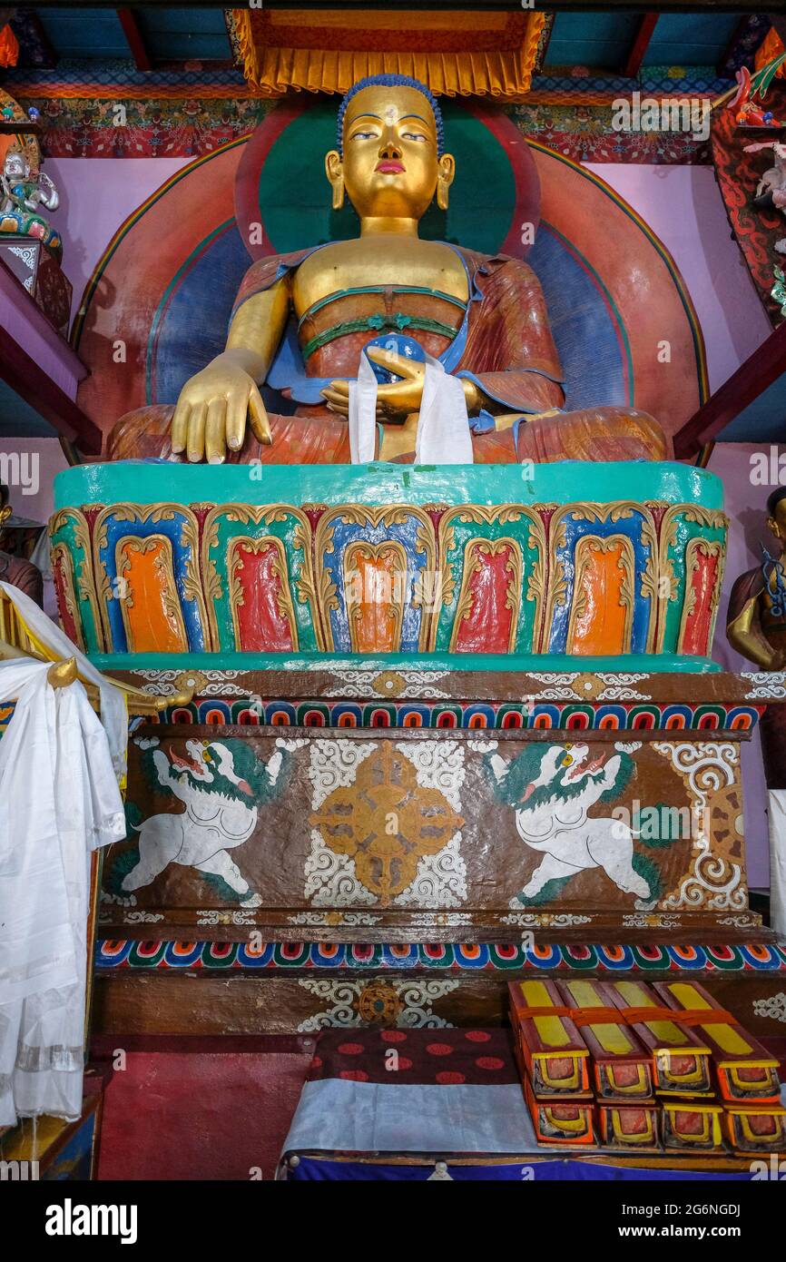Manali, India - June 2021: Himalayan Nyingmapa Gompa is a Buddhist ...