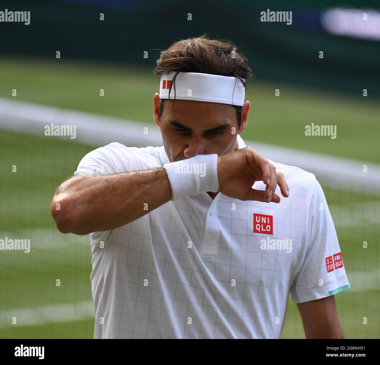 London, Gbr. 07th July, 2021. London Wimbledon Championships Day 9 07 ...