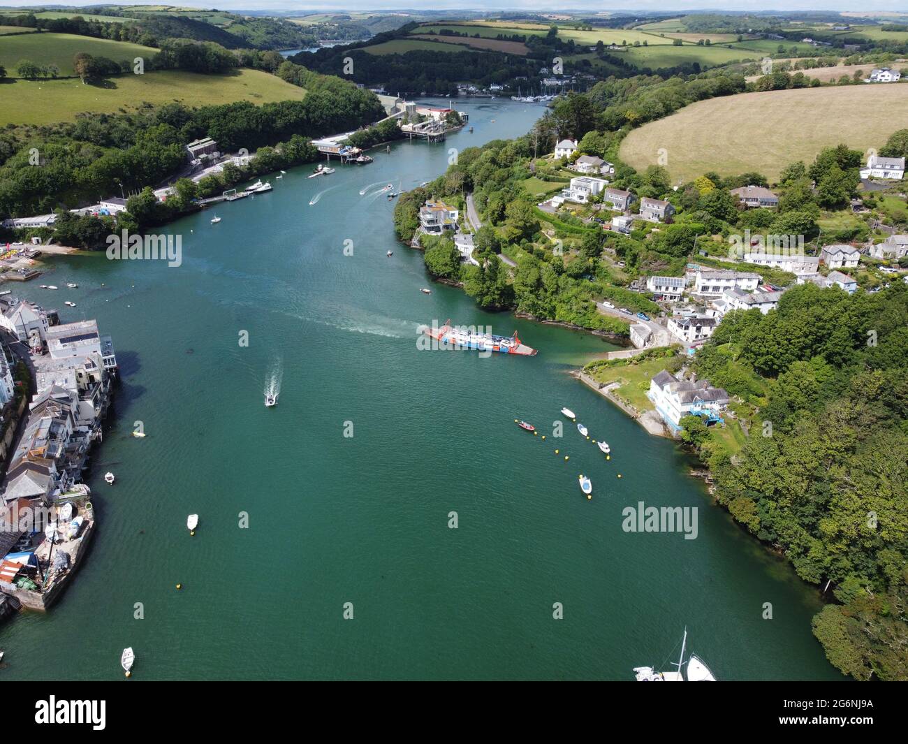 Fowey estuary rocks hi-res stock photography and images - Alamy