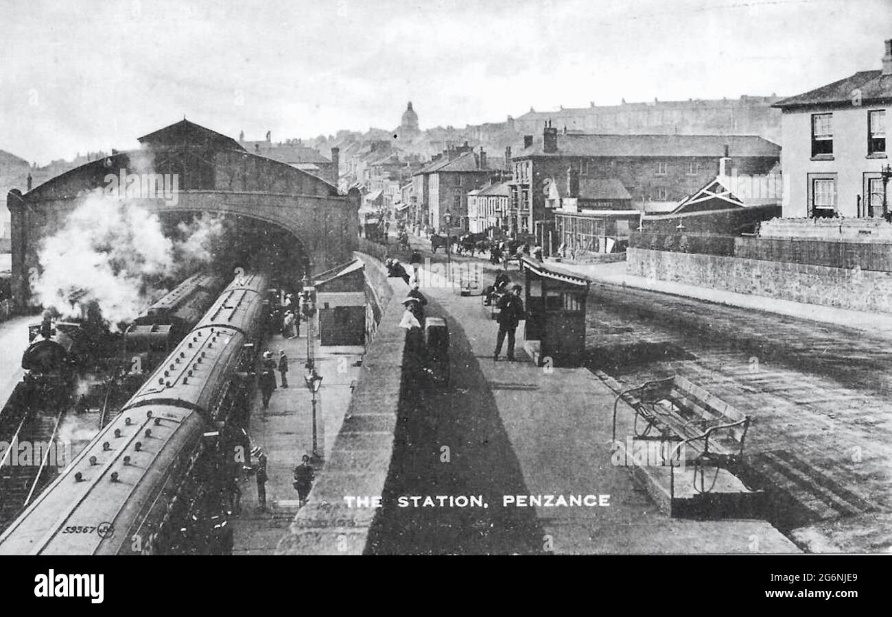 Railway poster cornwall hi-res stock photography and images - Alamy