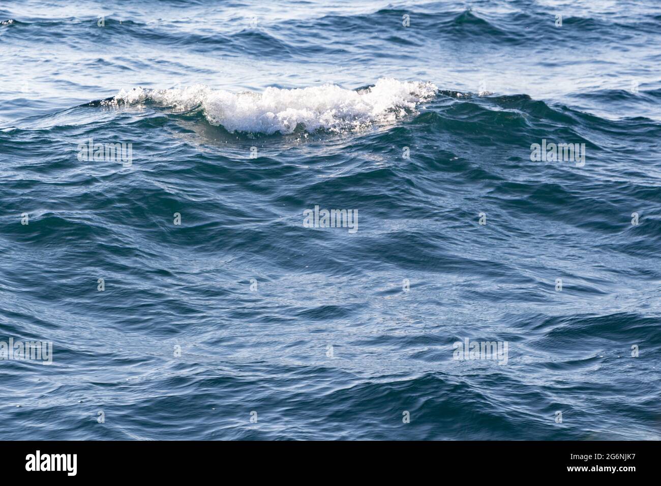 Atlantic ocean near the coast in Brittany Stock Photo - Alamy
