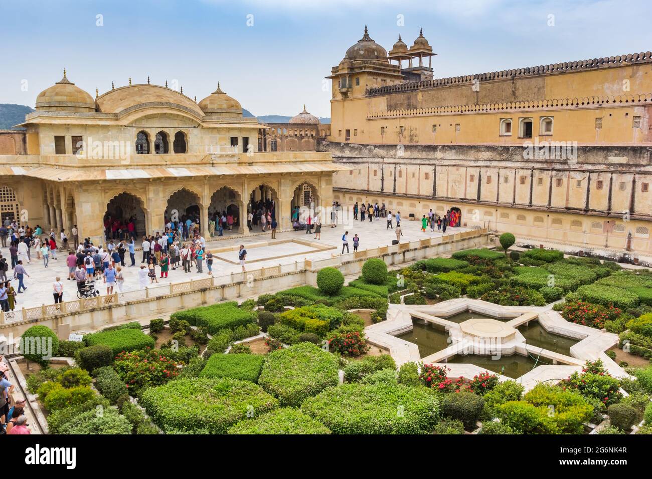 Sheesh mahal amber fort jaipur india hi-res stock photography and ...