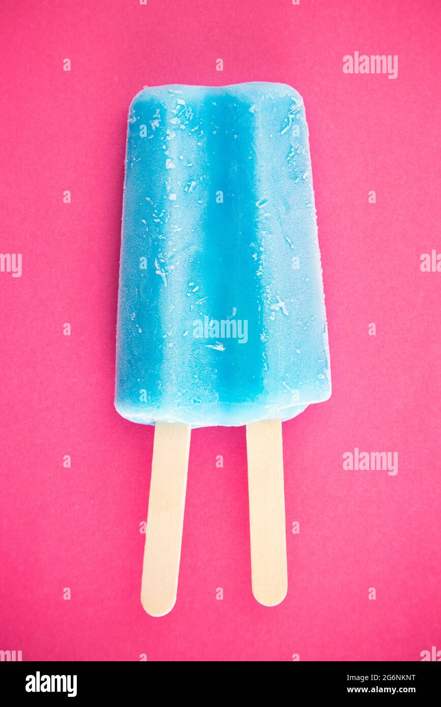 Blue popsicle hi-res stock photography and images - Alamy