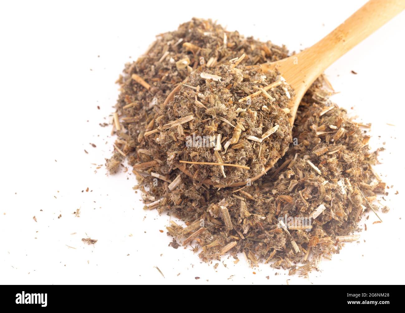 Pile of Dried Horehound Isolated on a White Background Stock Photo - Alamy