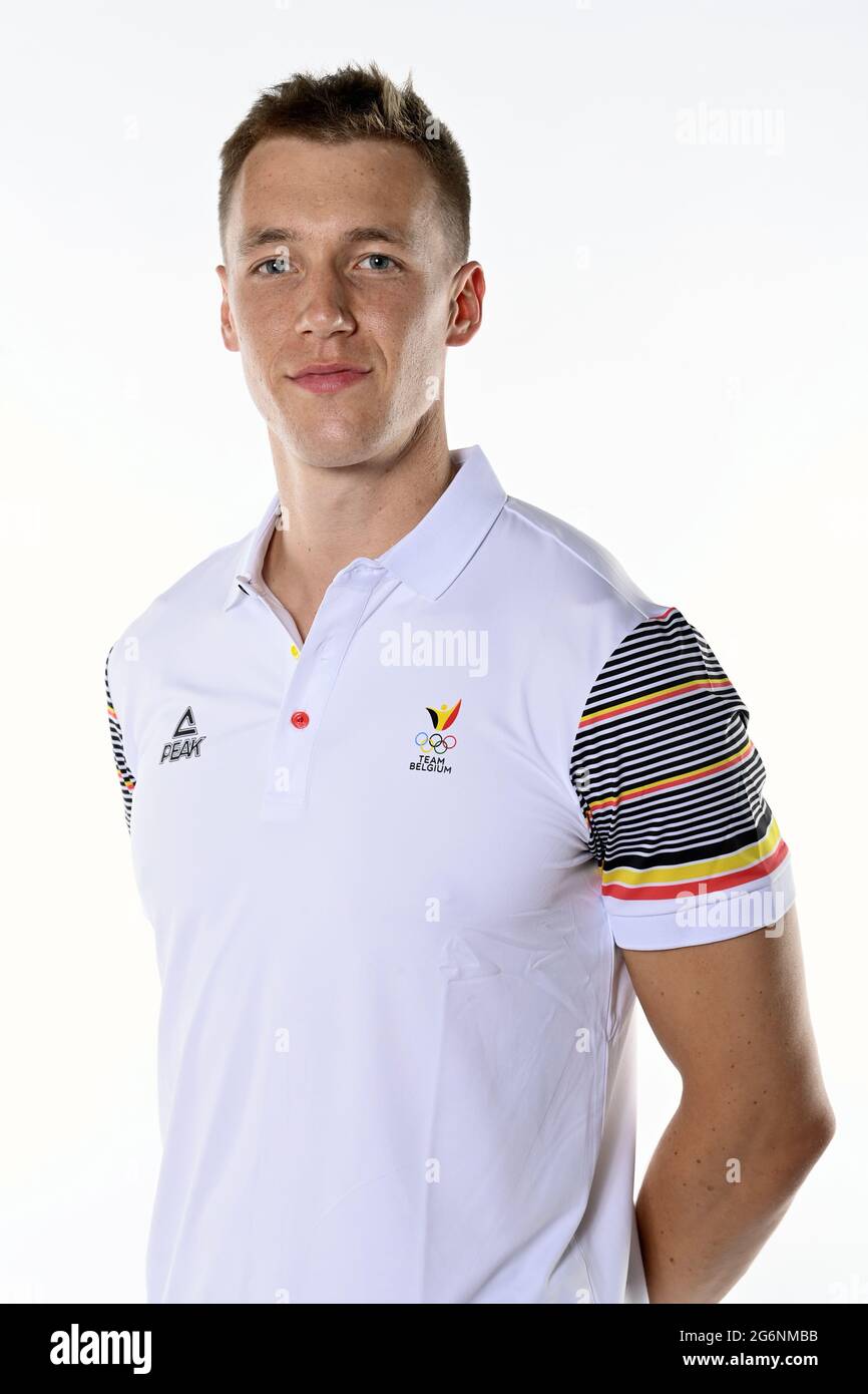 Belgian Julien Watrin pictured during a photoshoot for the Belgian ...