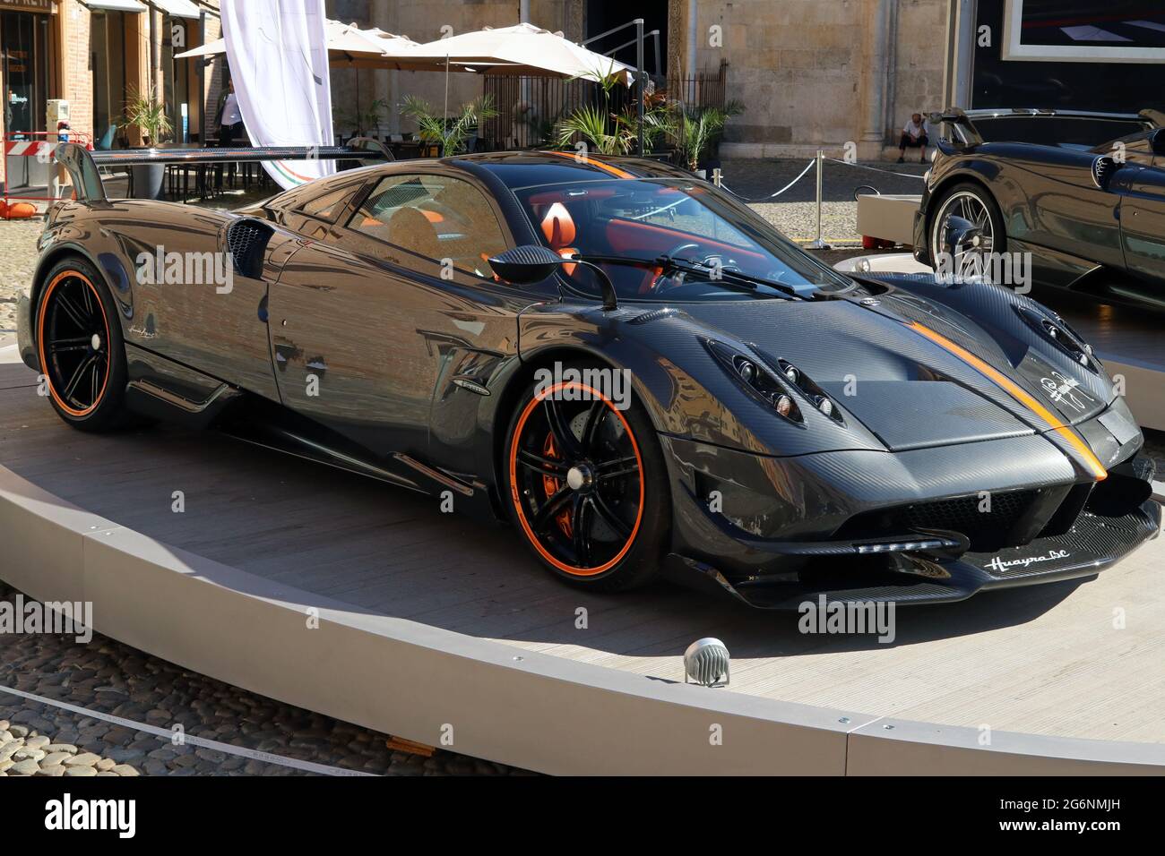 MODENA, ITALY, July 1 2021 - Motor Valley Fest exhibition, Pagani Imola ...
