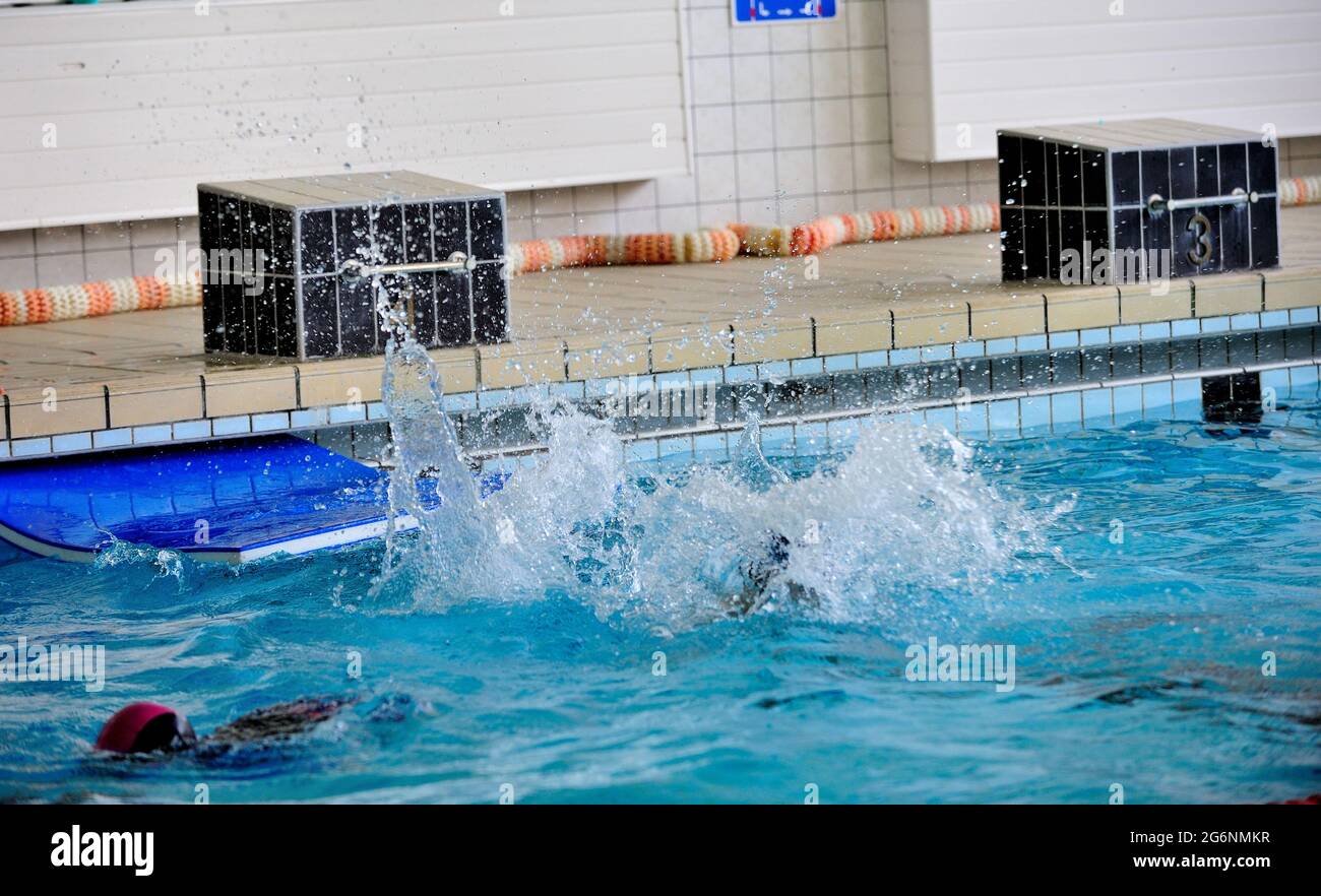 Boy water abstract hi-res stock photography and images - Alamy